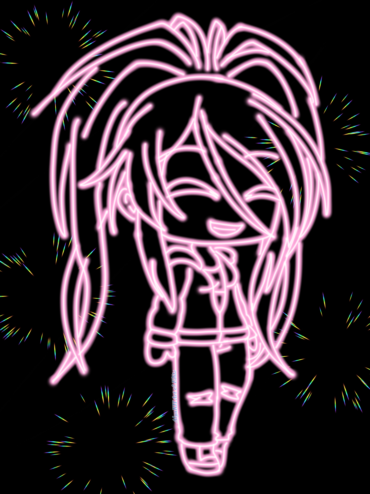 Neon OC Edit ; Olivia Rhyder - ibisPaint