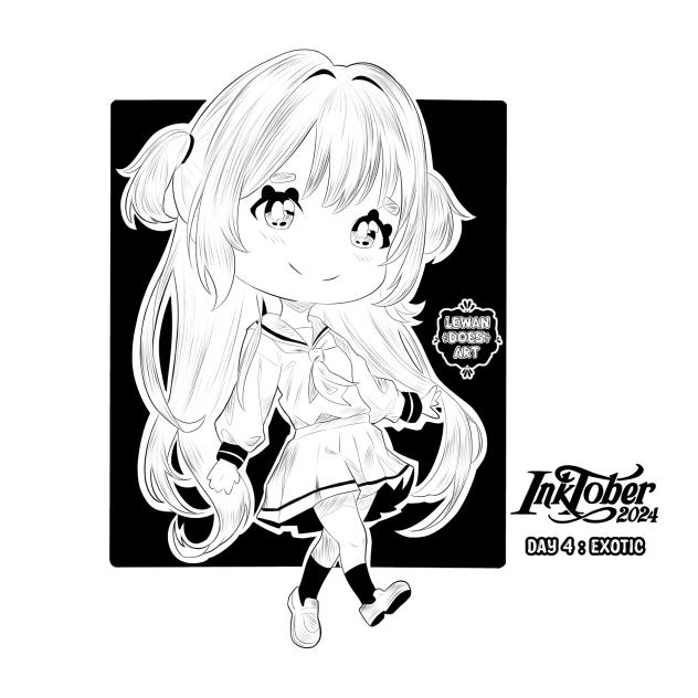 INKTOBER 2024 DAY 4 EXOTIC - ibisPaint