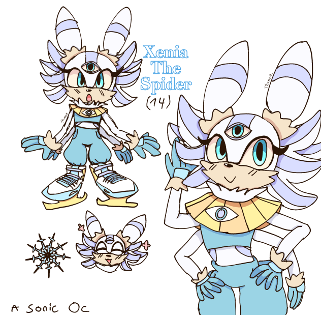 Xenia the Spider! (Sonic oc) - ibisPaint