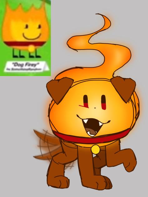 dog firey - ibisPaint