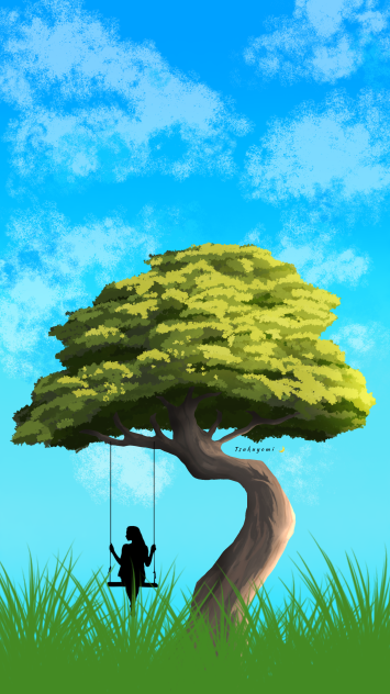 girl swing - ibisPaint