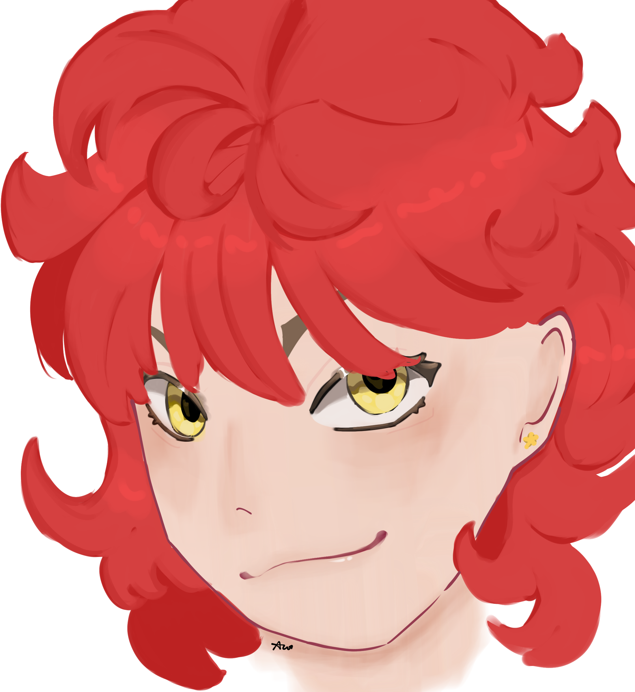 Red-haired - ibisPaint