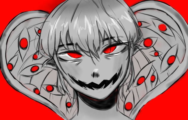 a mutant gargantula. - ibisPaint