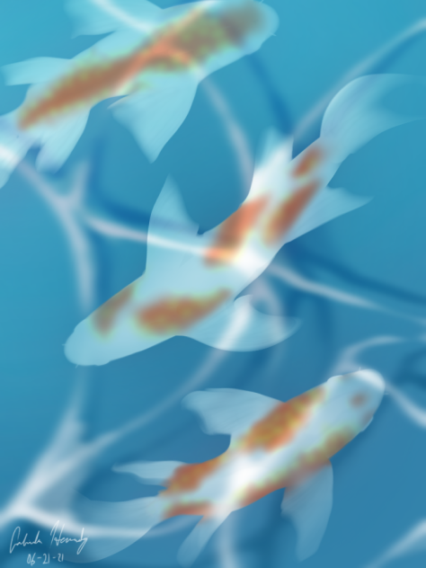 Fish in Pond Version 1🐠 - ibisPaint