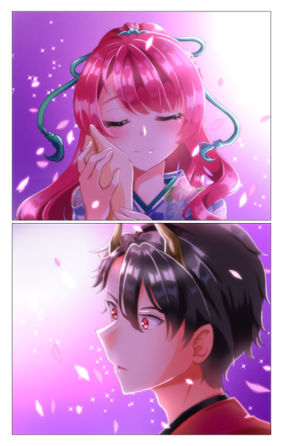 “I’m right here , Koga”. - ibisPaint