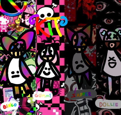 my collection of silly little creatures - ibisPaint