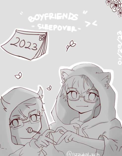 Boyfriends Sleepover~ - ibisPaint