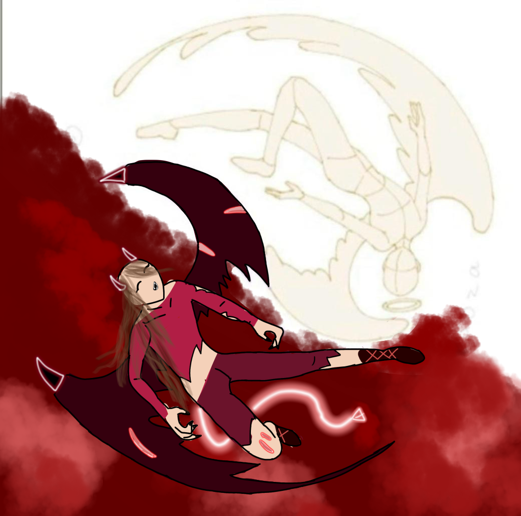 Angel and Devil Collab with Gyutaro^-^ - ibisPaint