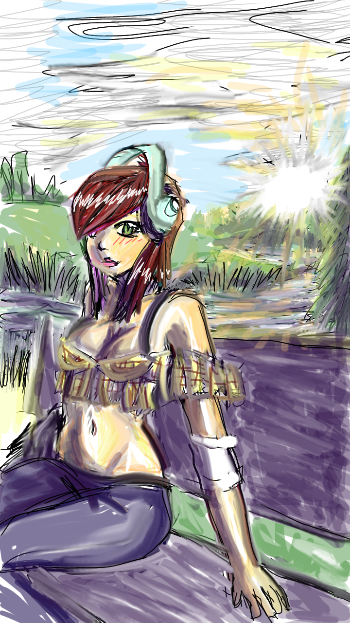 in the park - ibisPaint