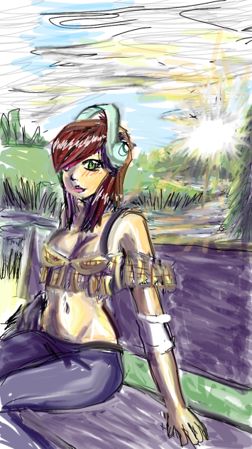 in the park - ibisPaint