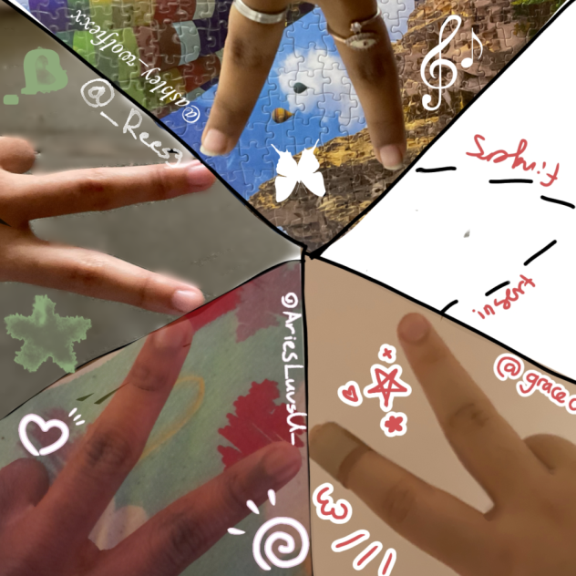 Finger star collab ( finger reveal ) - ibisPaint