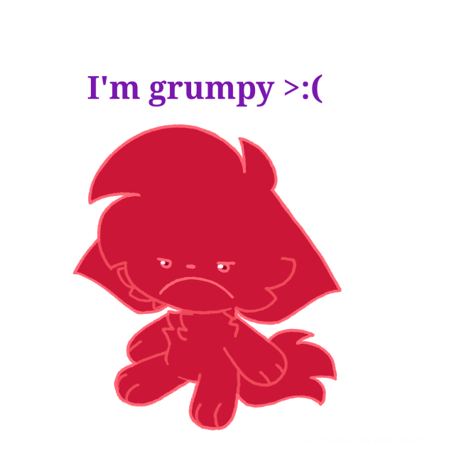 I'm grumpy - ibisPaint
