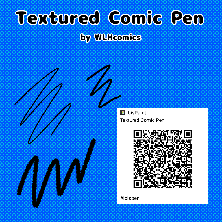 Textured Comic Pen - ibisPaint