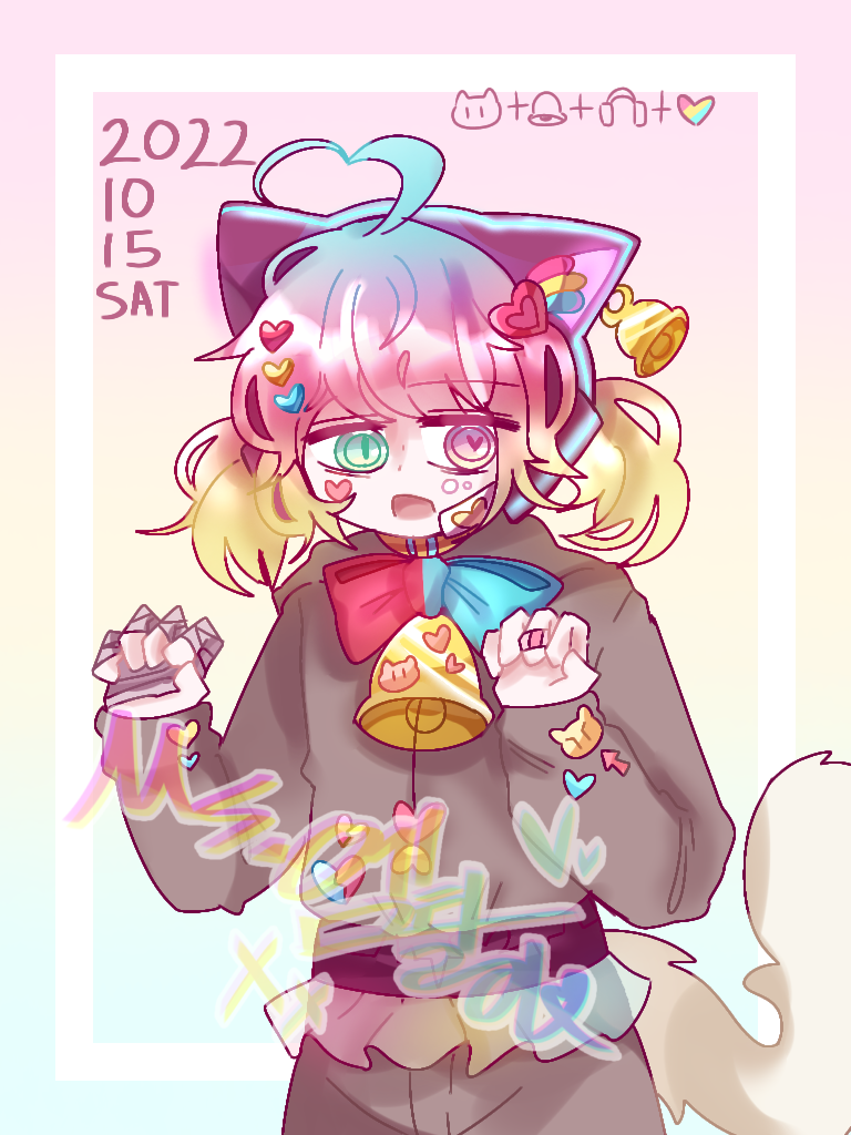 🔔😺🎧 💛💙 - ibisPaint