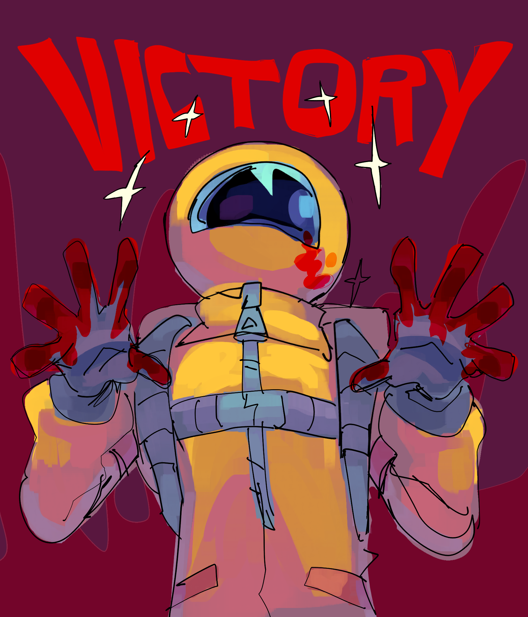 Redraw of a Redraw (BL00D) - ibisPaint