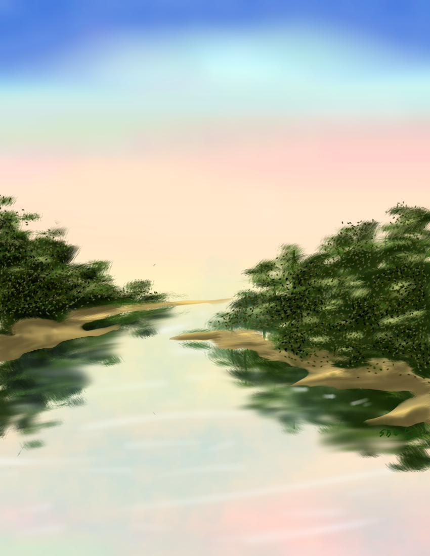 Drifting Into Sunrise - ibisPaint