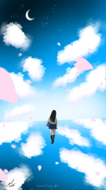 blue sky - ibisPaint