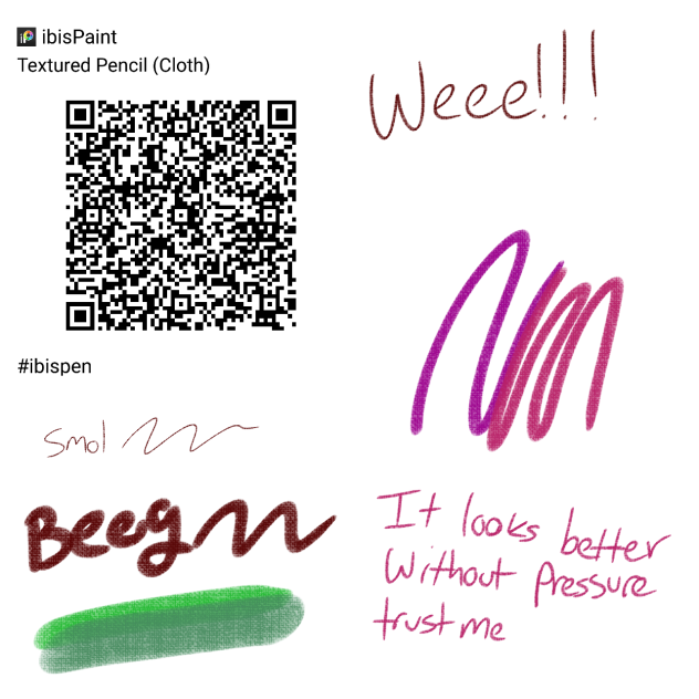 Textured Pencil (Cloth) - ibisPaint
