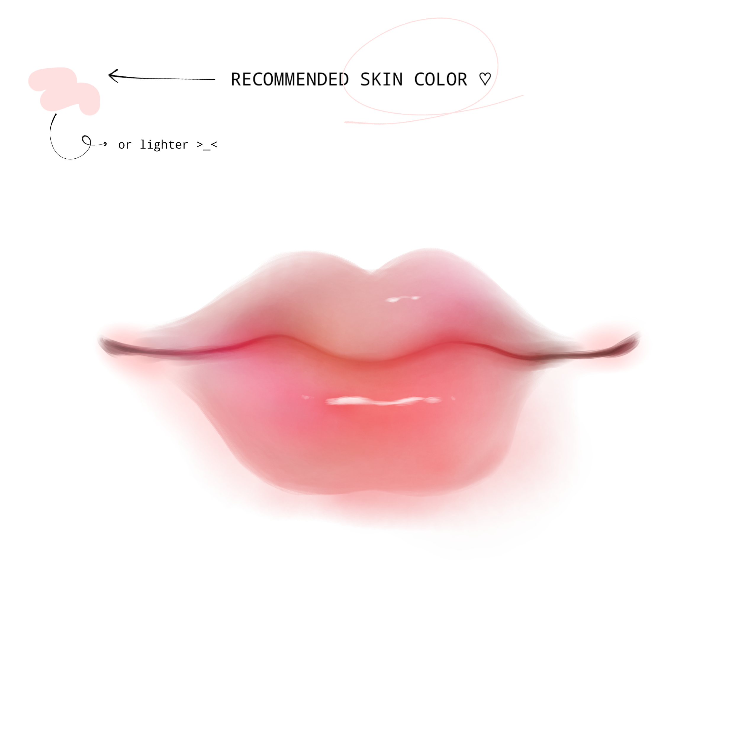Sweet kissable lips - ibisPaint