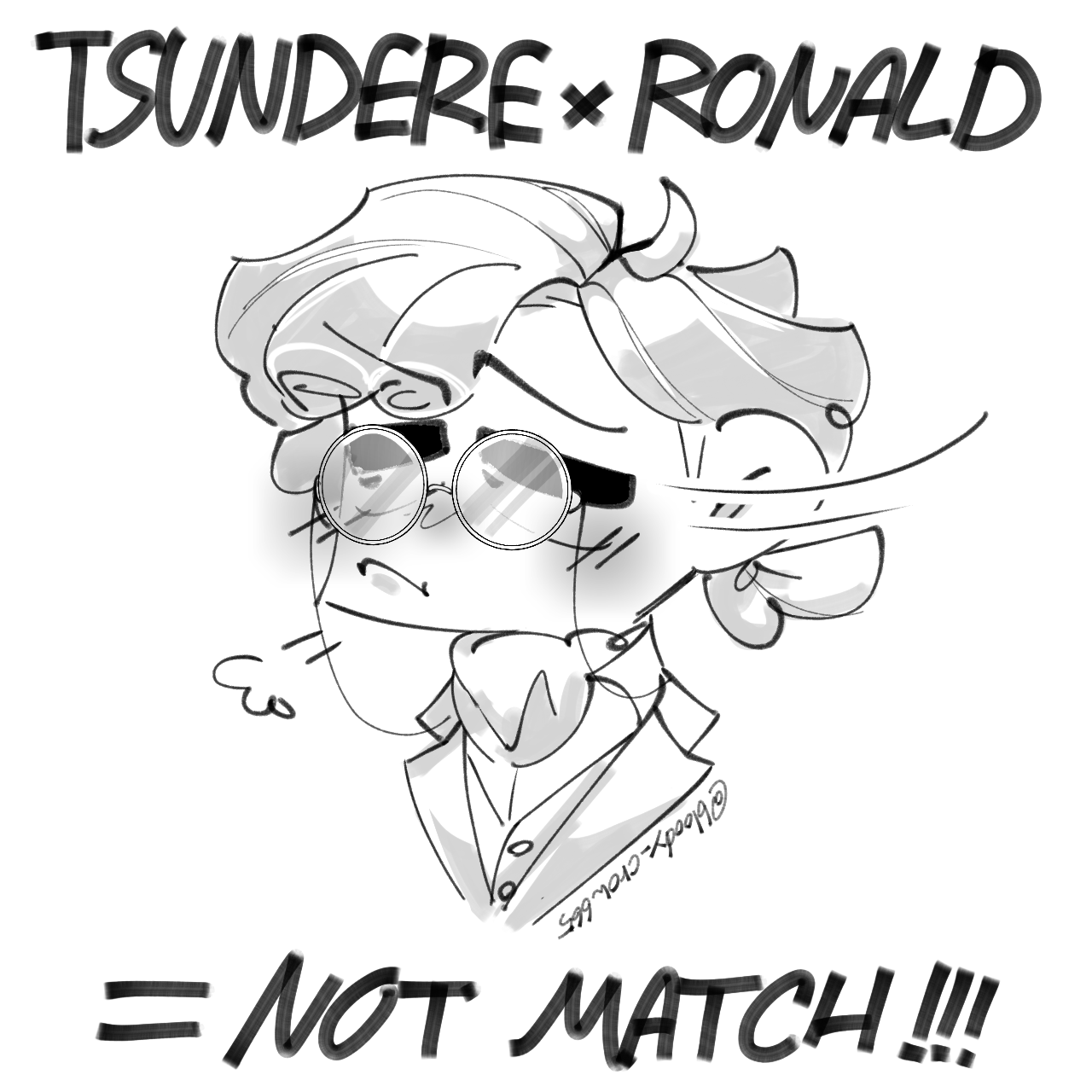 TSUNDERE × RONALD = - ibisPaint