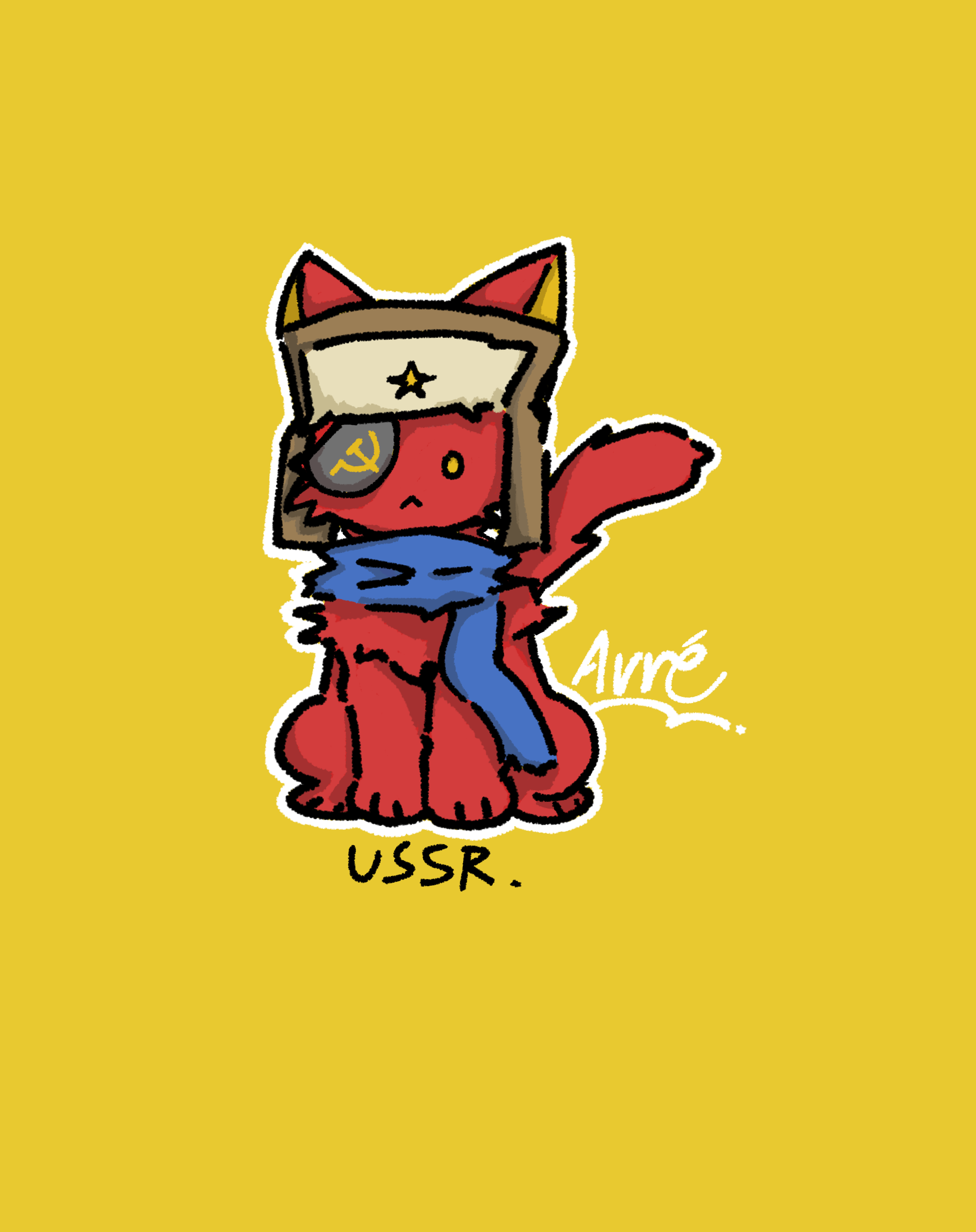Ussr cat☭ - ibisPaint
