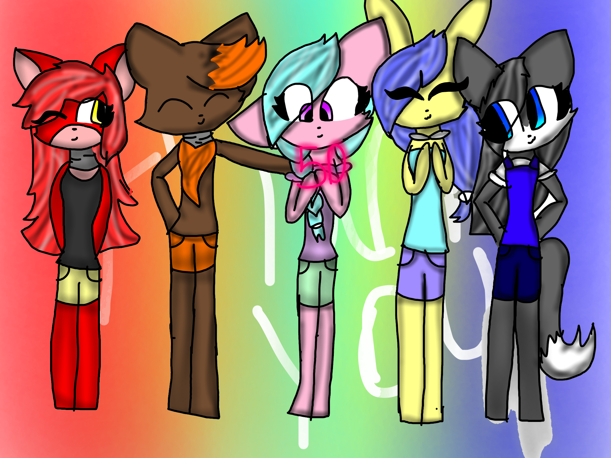 thx for 50 subscribers 😄 - ibisPaint