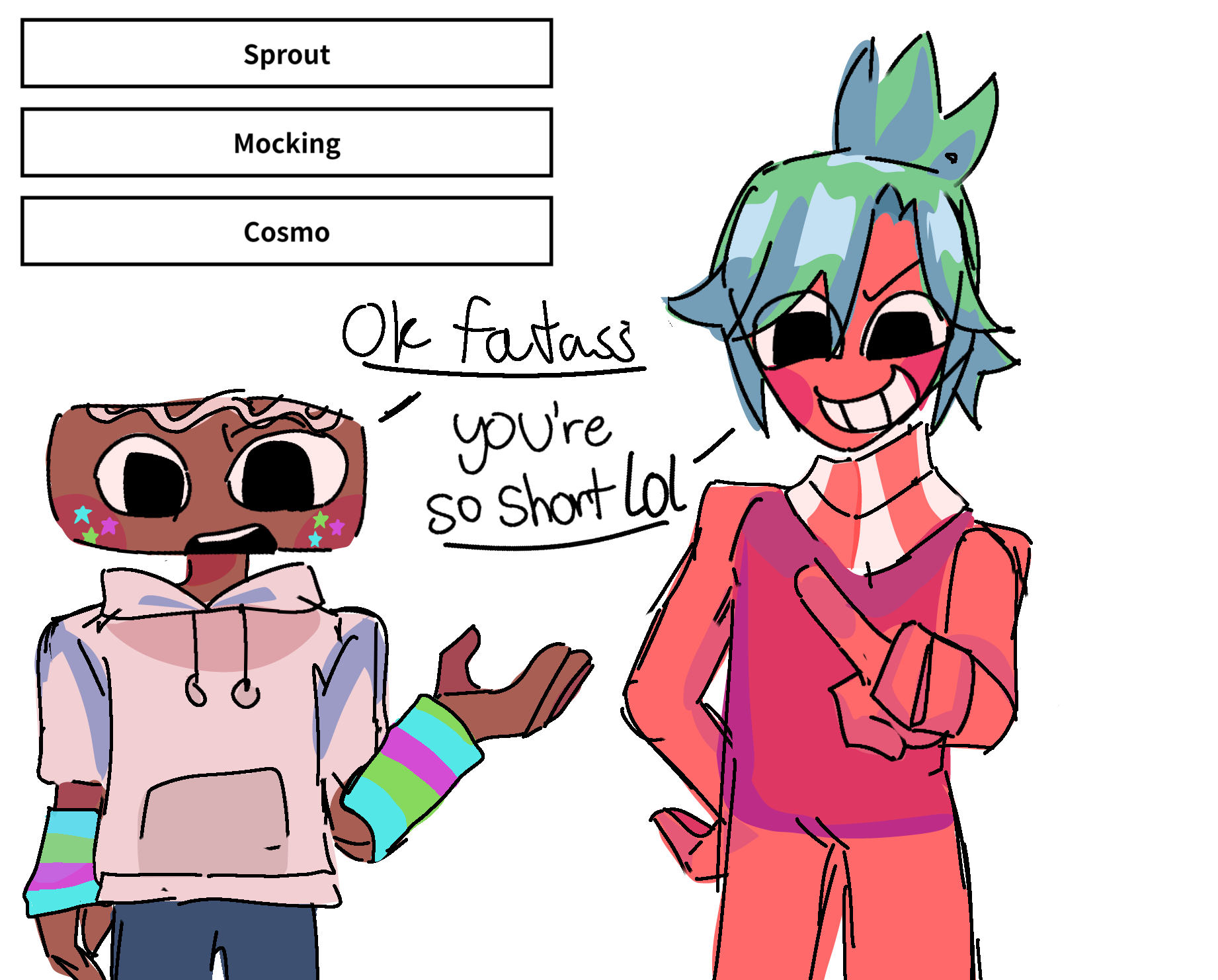 Bestie shenanigans - ibisPaint