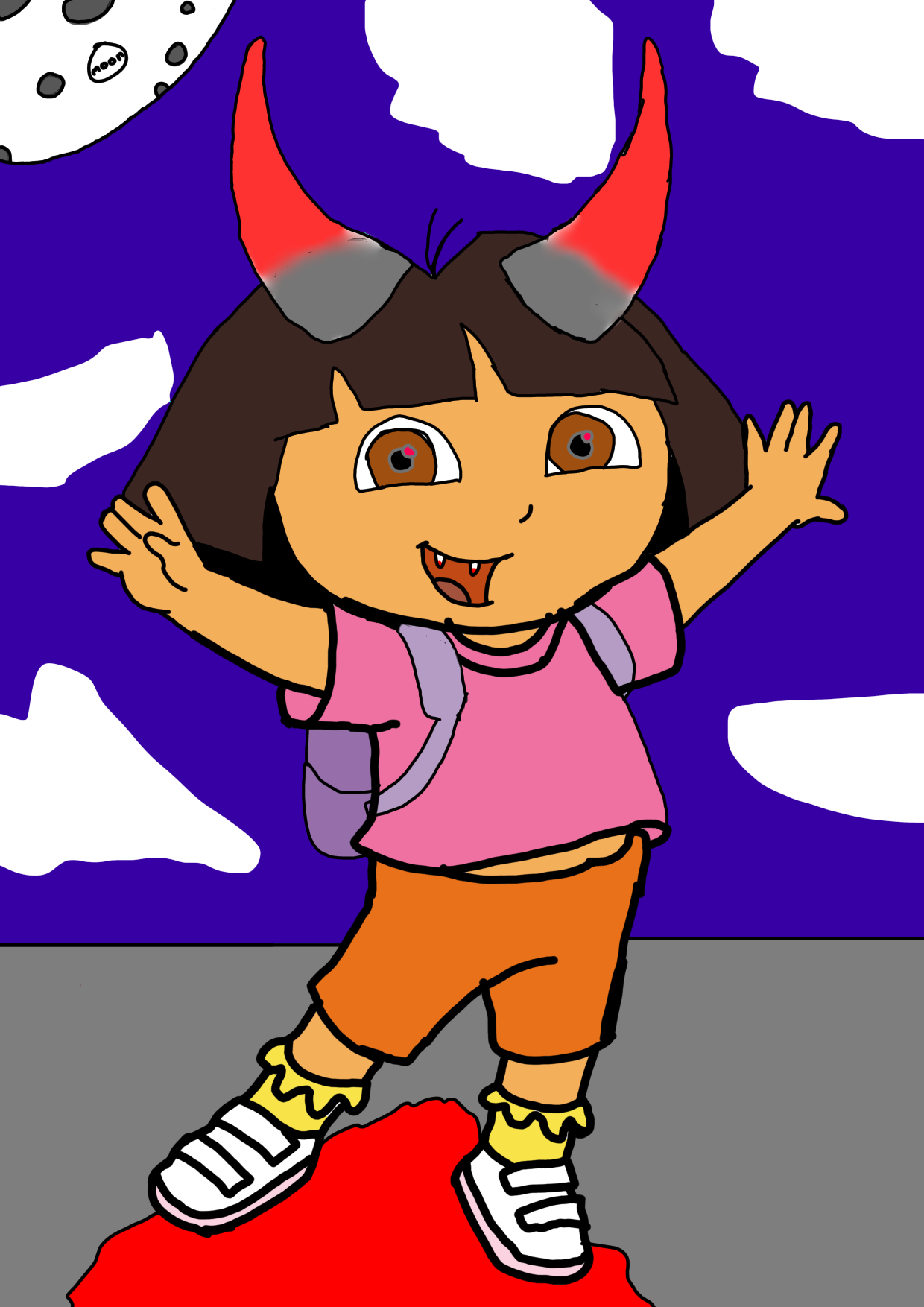 evil demon dora - ibisPaint