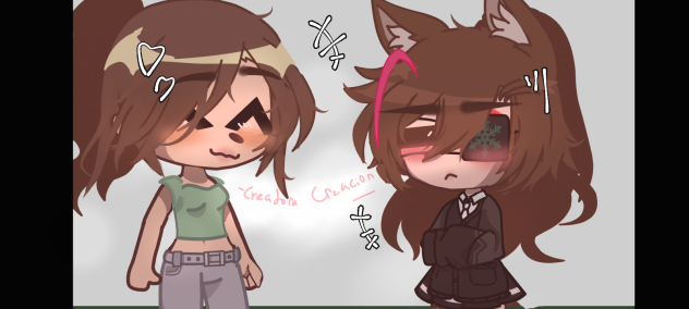 yo y mi nuevo oc - ibisPaint