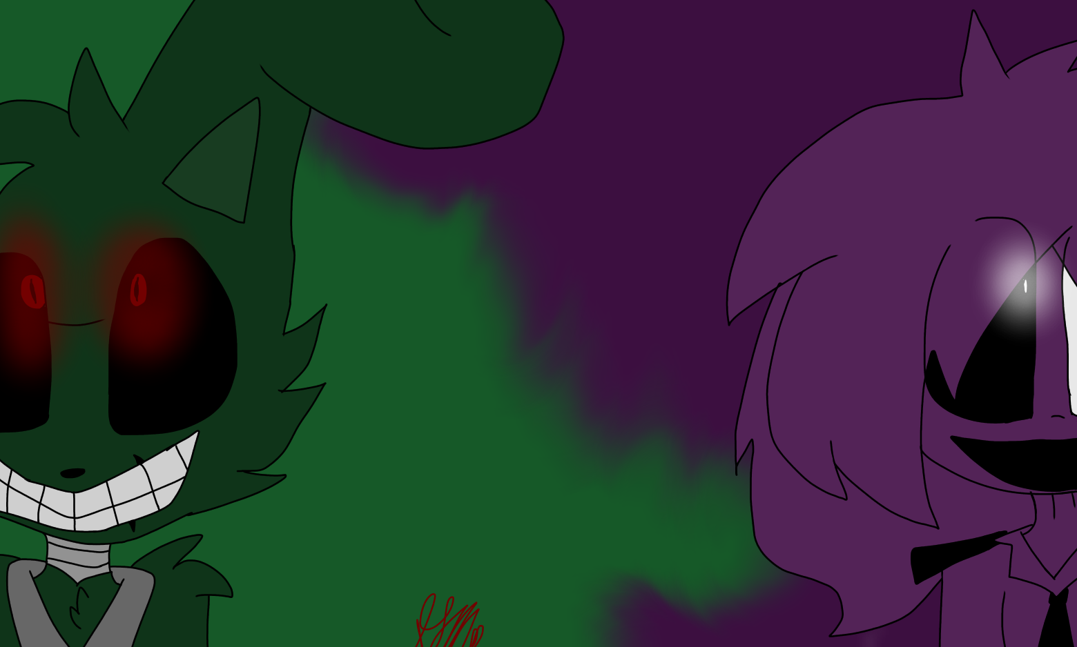 springtrap and purple guy - ibisPaint