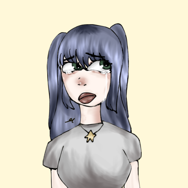 crying girl - ibisPaint