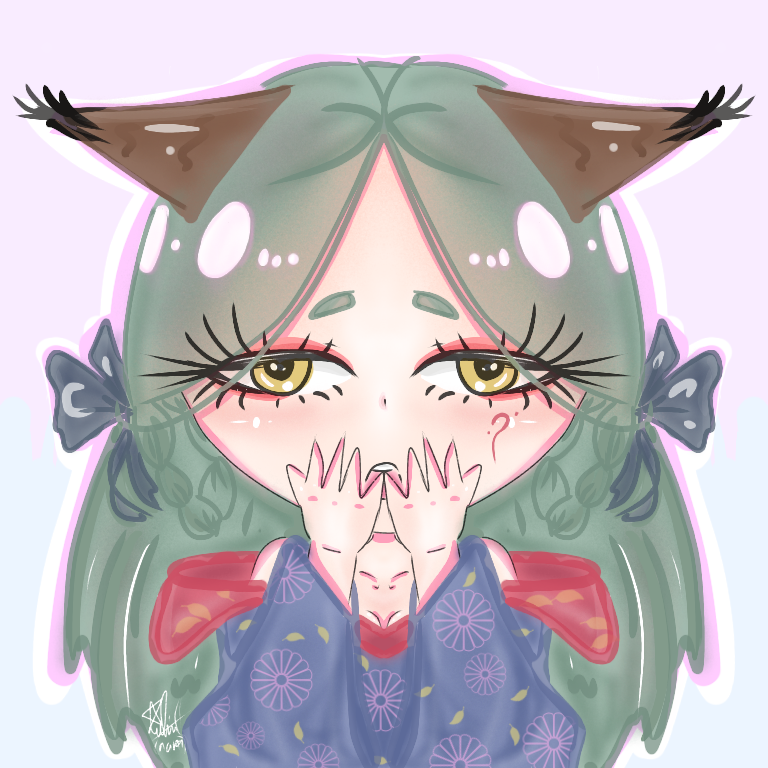 hanami kitsune chibi - ibisPaint