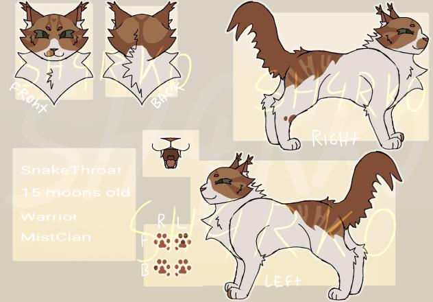 SnakeThroat Ref sheet remake 😜 - ibisPaint