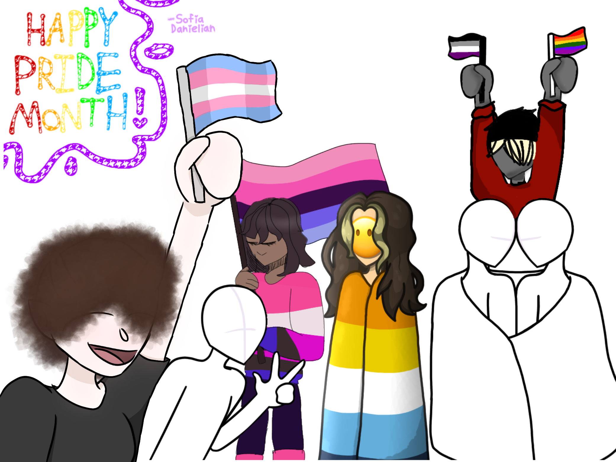 PRIDE FLAG COLLABORATION - ibisPaint