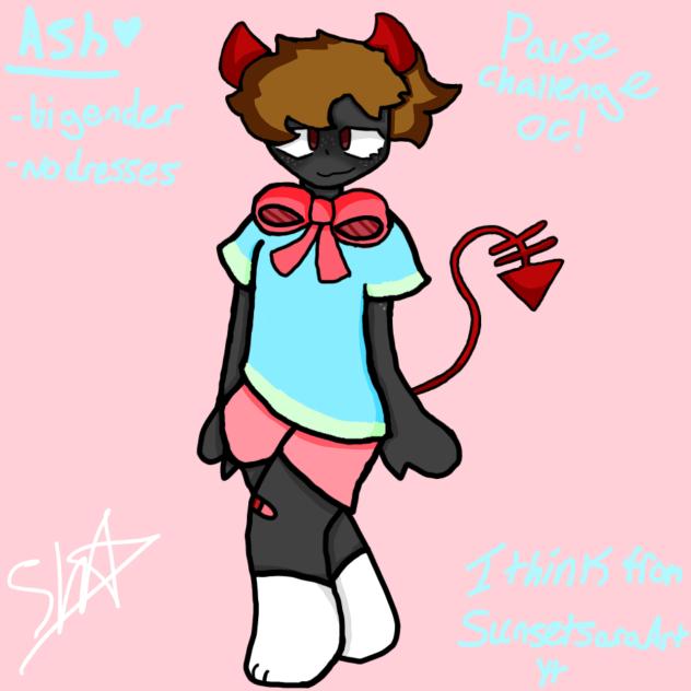 Ash an oc idk - ibisPaint