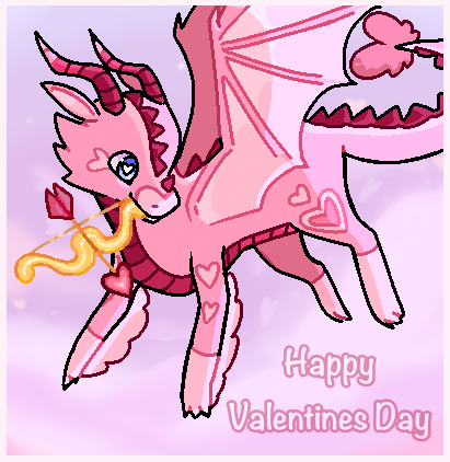 valentines dragon - ibisPaint