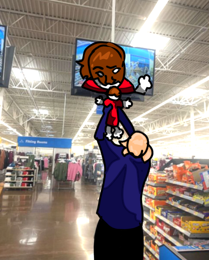 Me and my sis at Walmart meme - ibisPaint