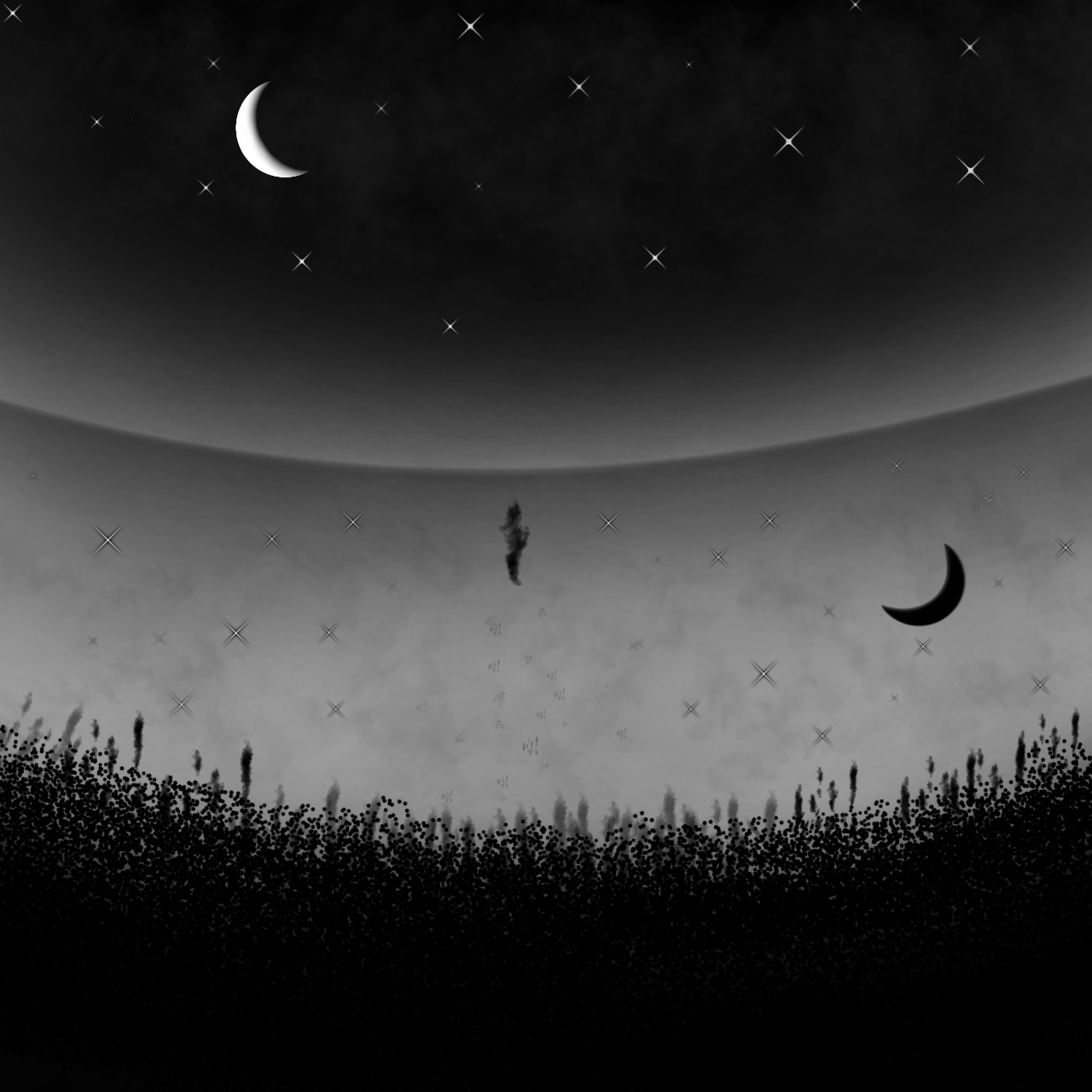Dark to Clear Night - ibisPaint