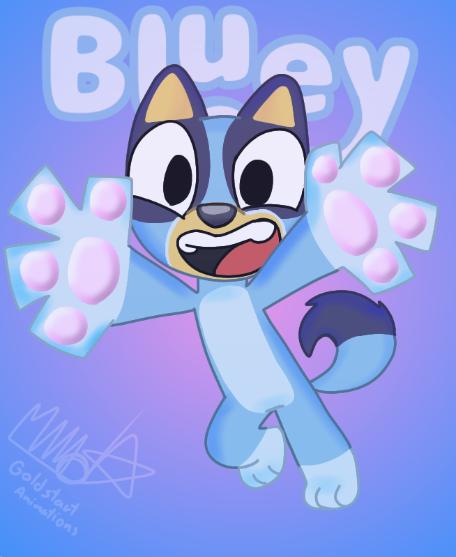 sweet bluey - ibisPaint