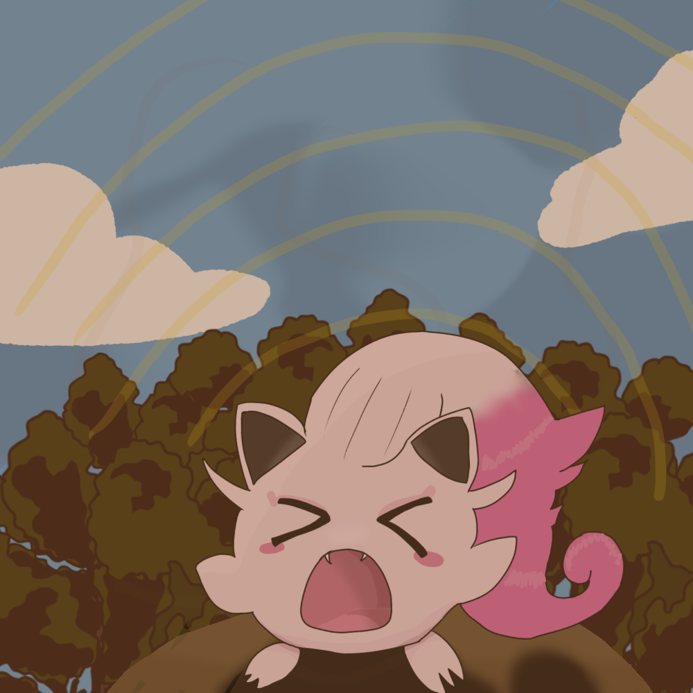 Screams of scream tail - ibisPaint