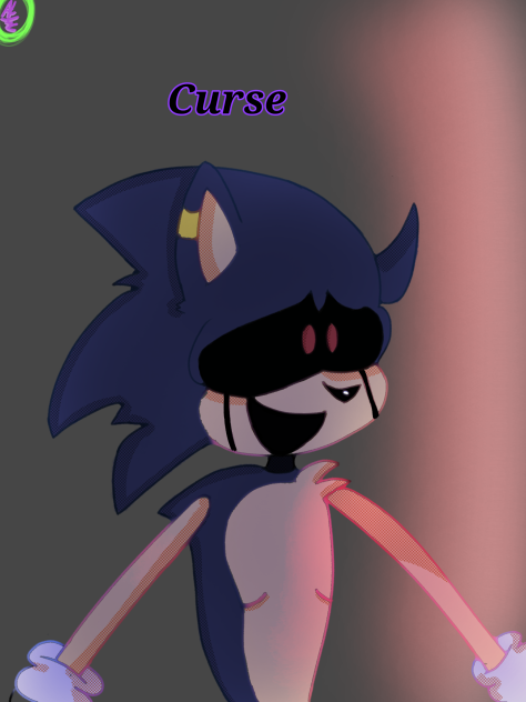 Curse Sonic - Sonic.exe - ibisPaint