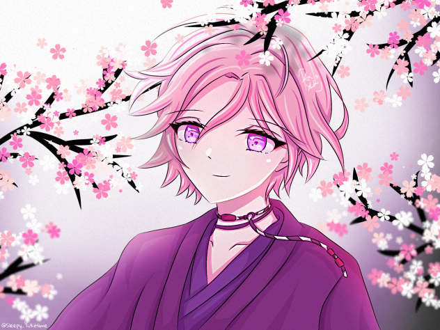 Sakura Trees「Oukawa Kohaku」 - ibisPaint