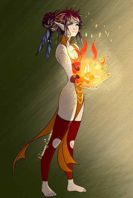 Alastair Djinn of the Smokeless Flame - ibisPaint