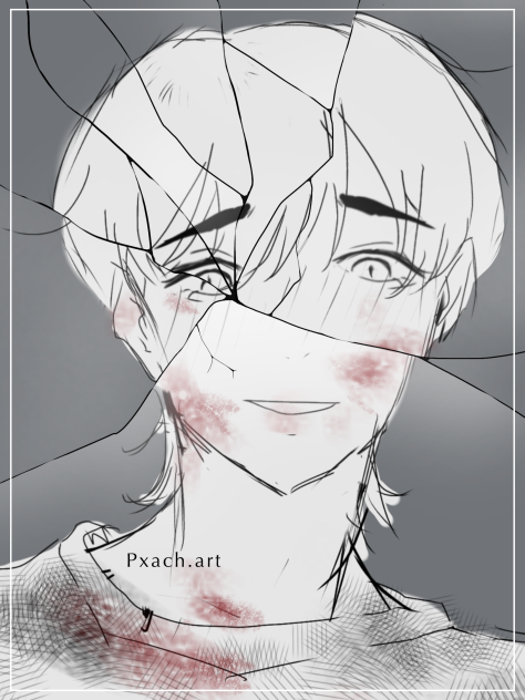 Mirror cracked - ibisPaint