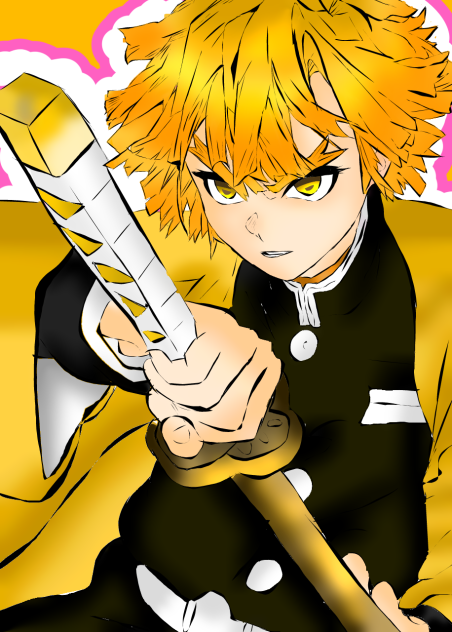 Zenitsu Agatsuma - ibisPaint