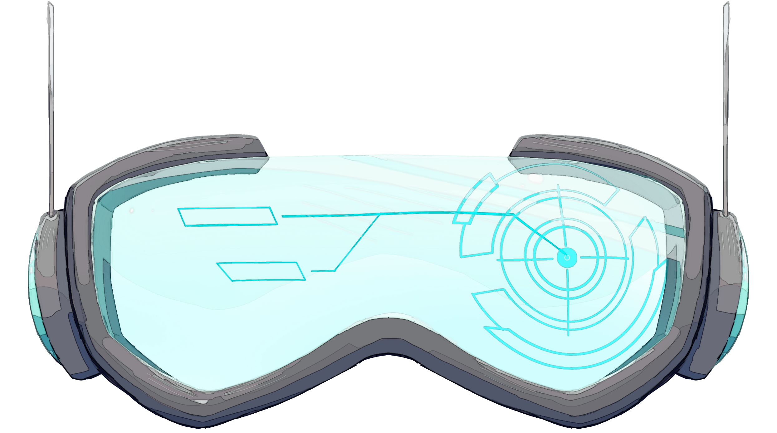 Cyber goggles - ibisPaint