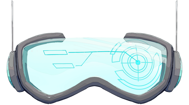 Cyber goggles - ibisPaint