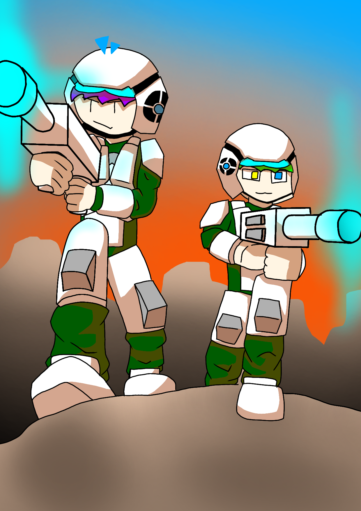 the battle - ibisPaint