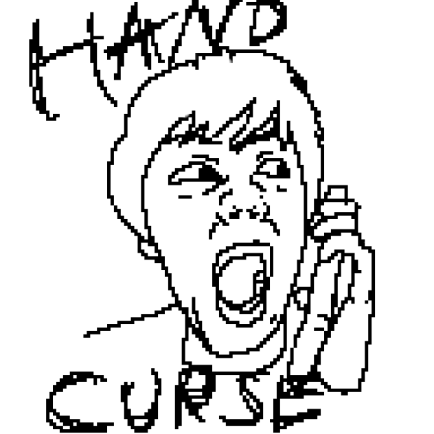 The hand curse - ibisPaint