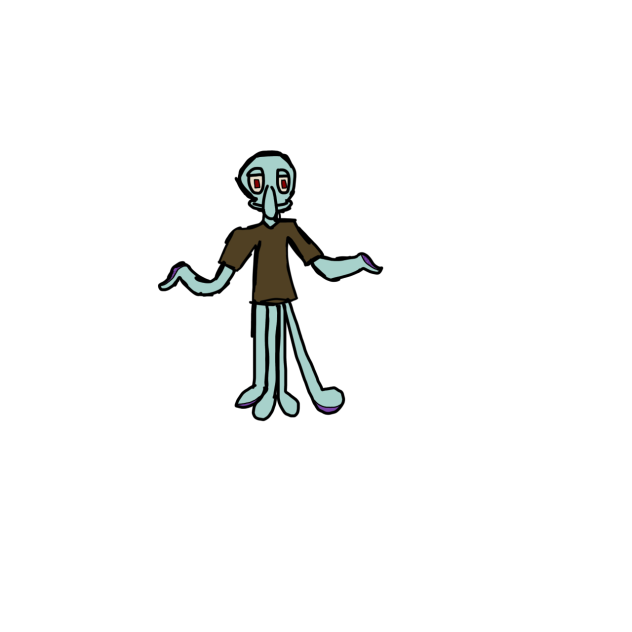SQUIDWARD AA - ibisPaint